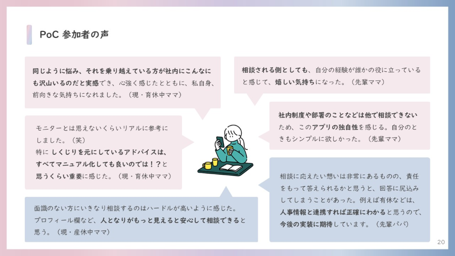 100名のサポーターと共に創る！ 産休・育休中のママ・パパをサポートするThanQアプリの実証実験がスタート | 働き方 | この指とーまれ！ | 丸井グループ-maruigroup website-